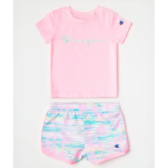 Champion | Matching Sets | New Champion Short Sleeve Brushstroke Tee ...